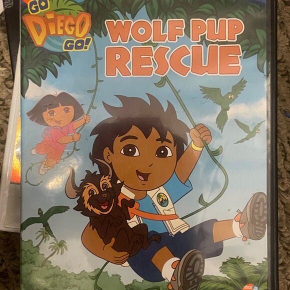 Media | Go Diego Go Wolf Pup Rescue Very Good Dvd Nickelodeon Nick Jr | Poshmark